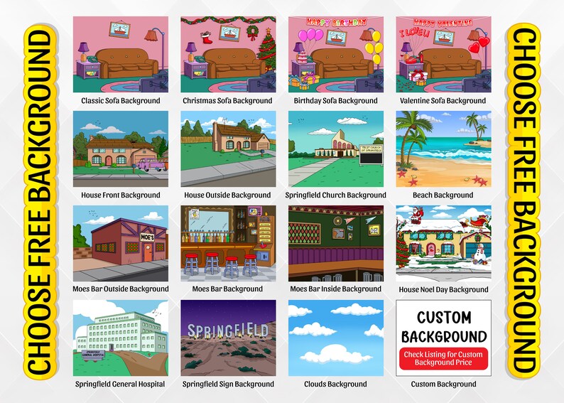 Simpsons Yellow Character Portrait of Two Girls With Balls in Hand on ...