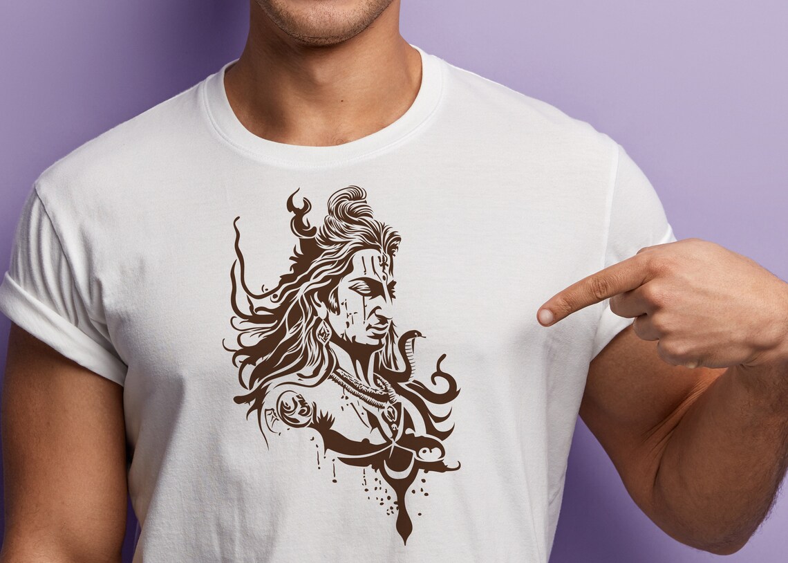 Lord Shiva Mahakal Art Stencil, Shiva Art Stencil, the Destroyer ...