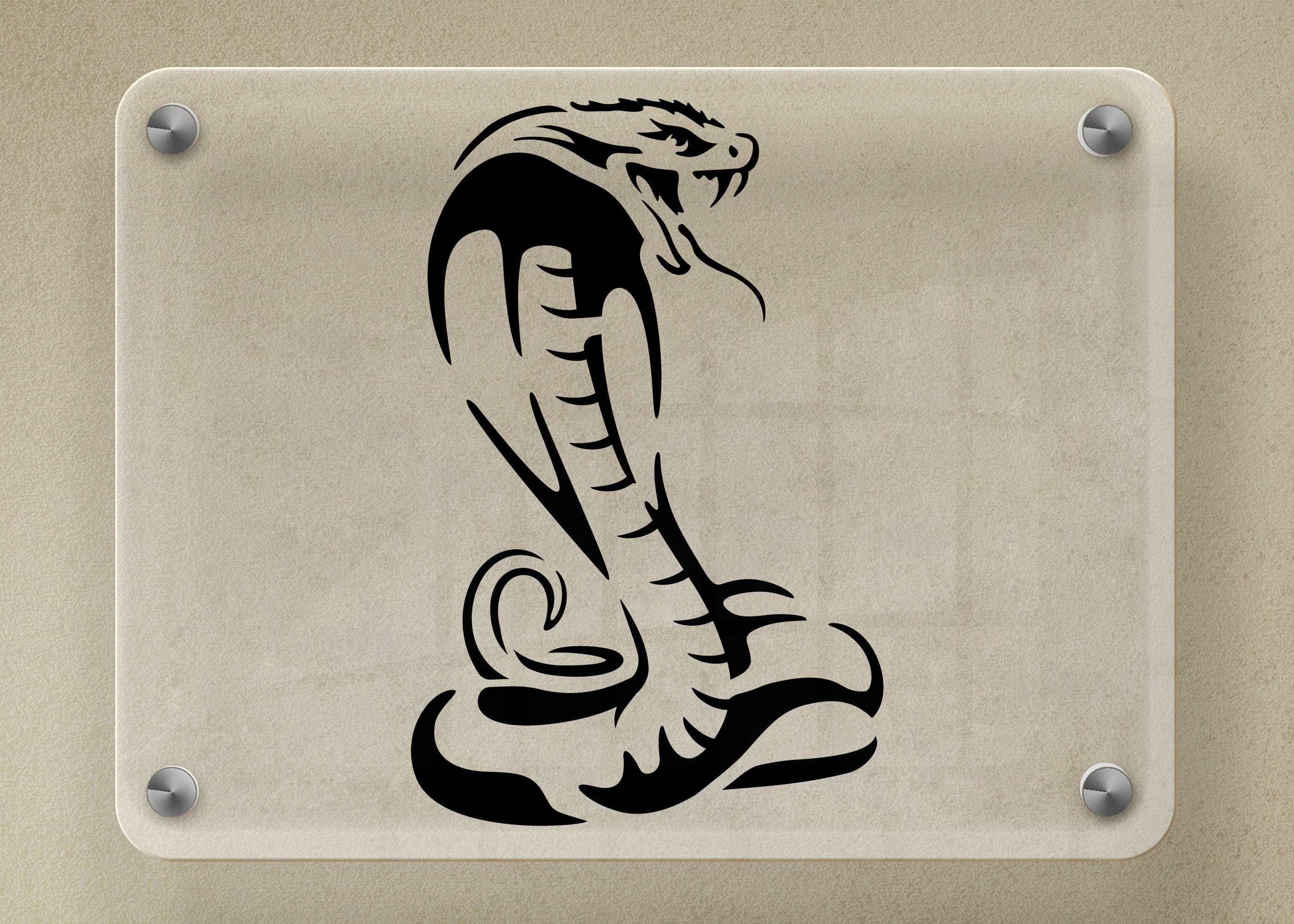 Snake Deadly Stencil Art | Reptile SVG, Venomous Snake Wall Decor ...