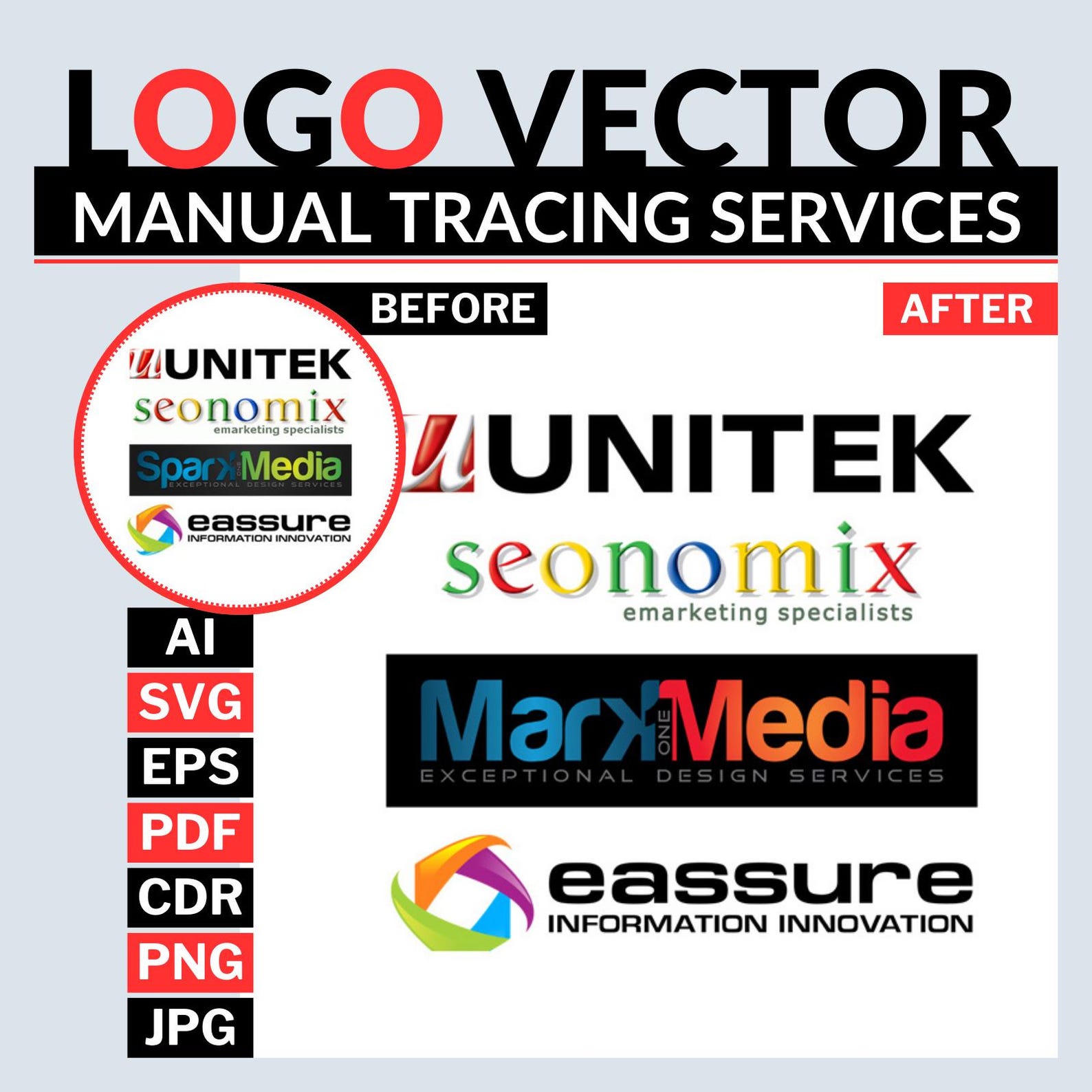 Logo Vector Tracing, Photo to Vector, Convert My Logo Into SVG, Ai or ...