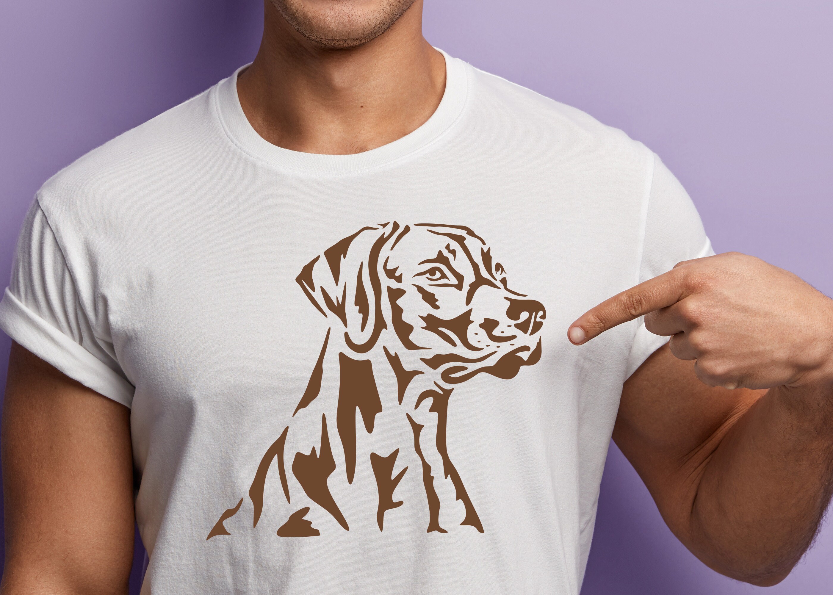 Rhodesian Ridgeback Dog Face Stencil, Dog Stencil, SVG, Dxf, Dog Print ...