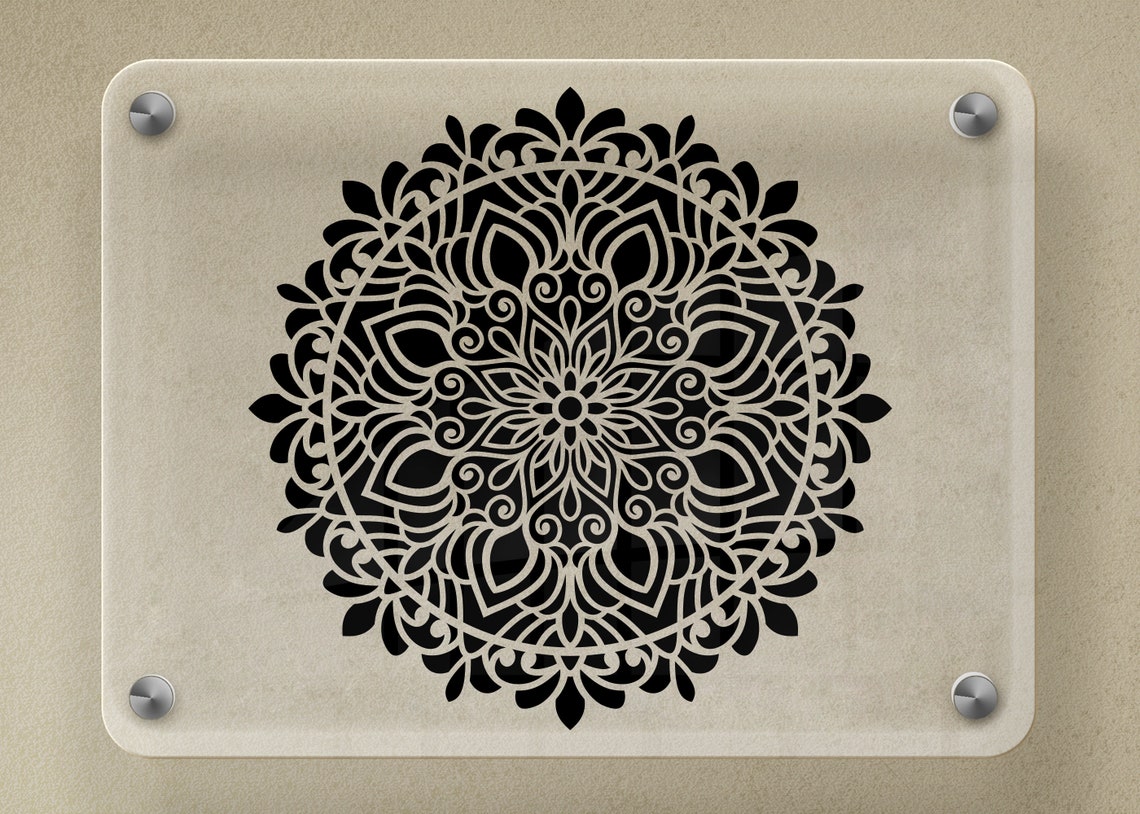 Multilayer Ornate Mandala Stencil Art 07, SVG, Dxf, Multilayer Stencil ...