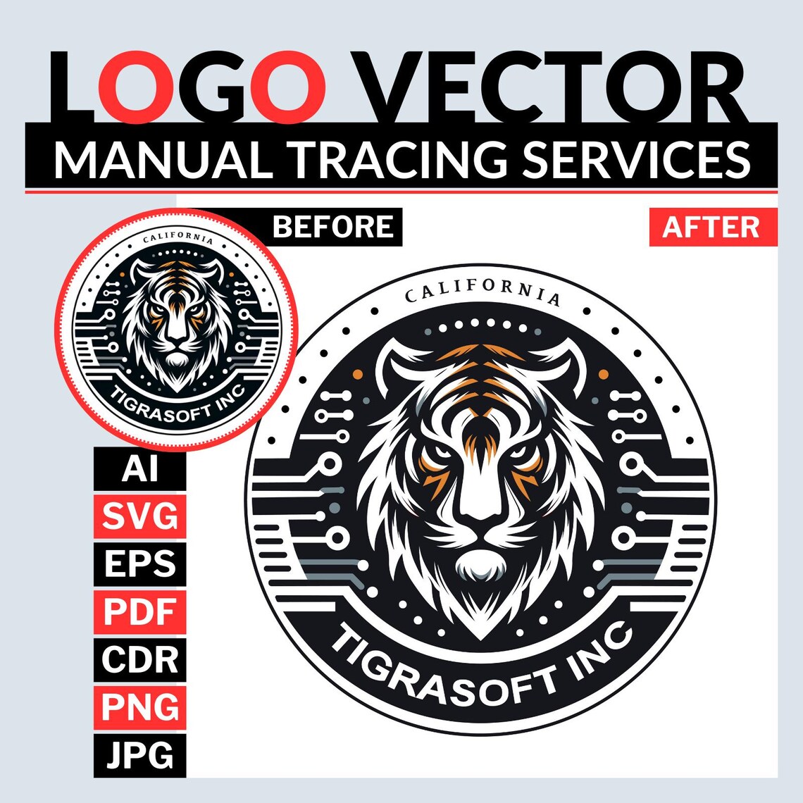 Logo Vector Tracing, Photo to Vector, Convert My Logo Into SVG, Ai or ...