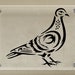 Pigeon Bird Stencil Art, Vector SVG, Dxf, Pigeon Art, Dove Bird Art ...