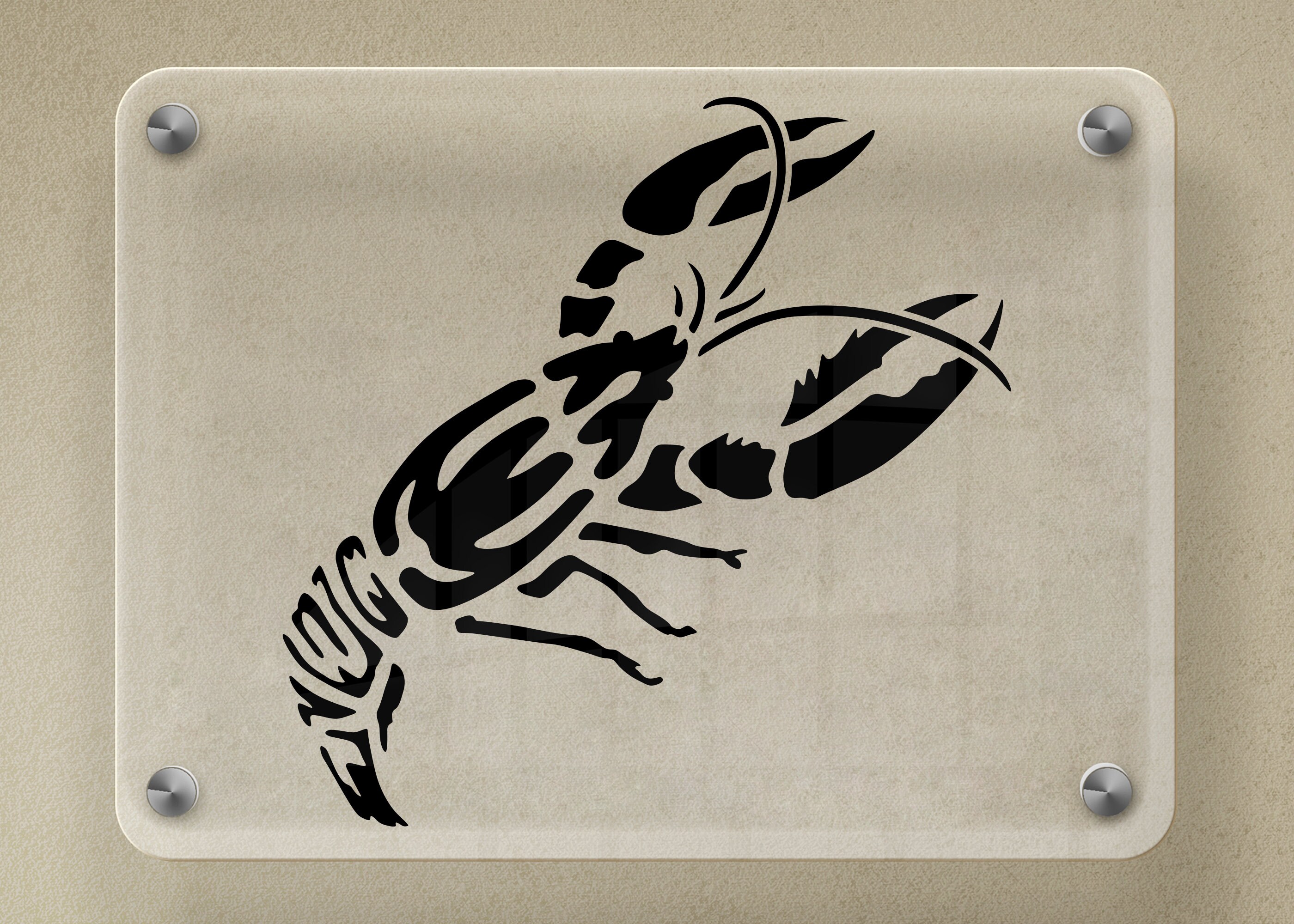 Lobster Side View Sea Life Stencil Art, Crawfish, Aquatic Art, SVG, Dxf ...