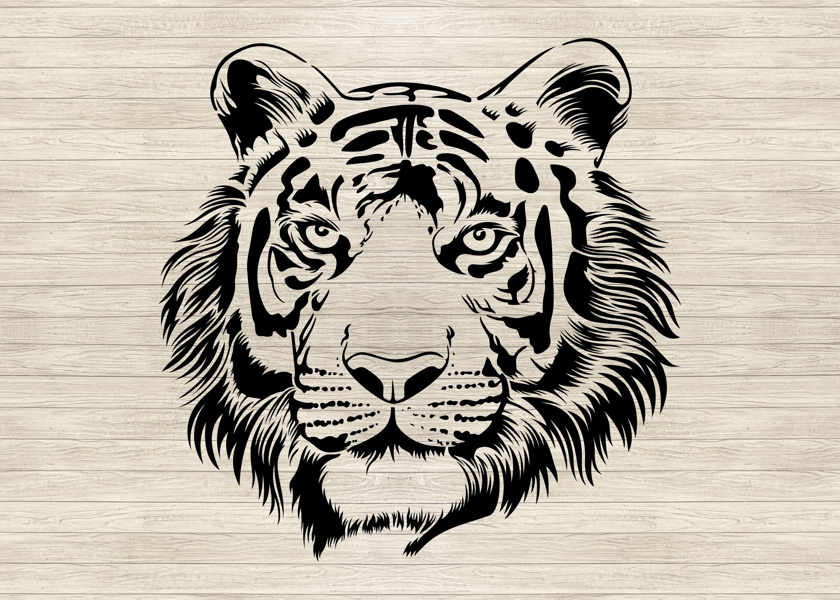 Creative Tiger Stencil Designs for DIY Art, Patterns and Home Décor ...