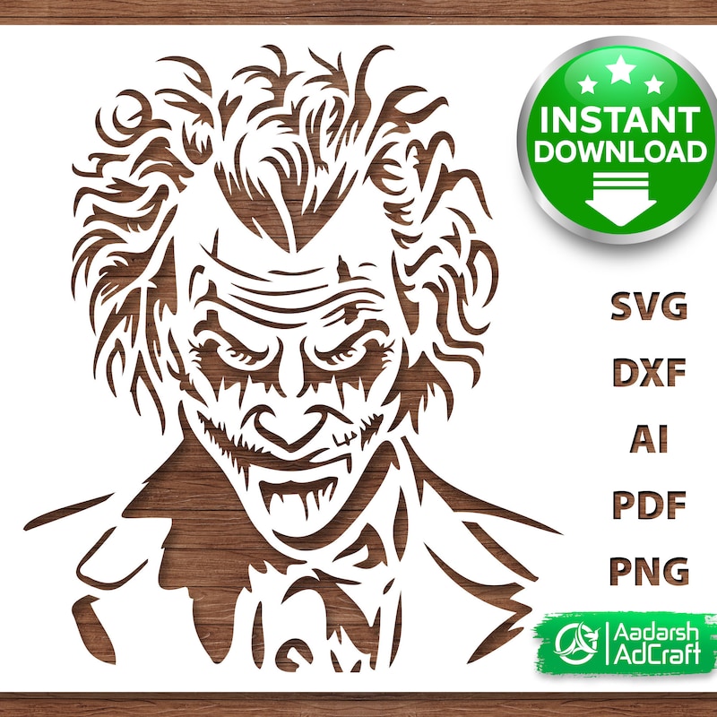 Joker Stencil - Etsy