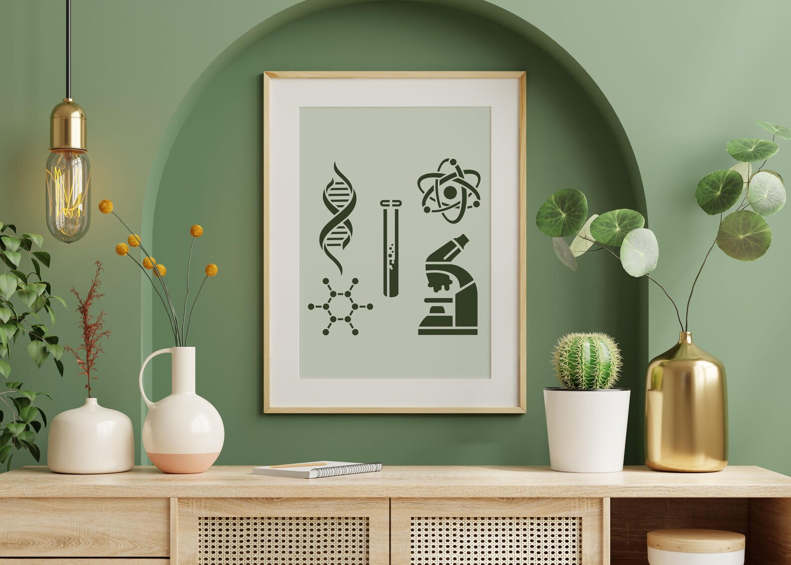 Science & Medical Objects Stencil Bundle SVG, Lab Equipment Cut Files ...