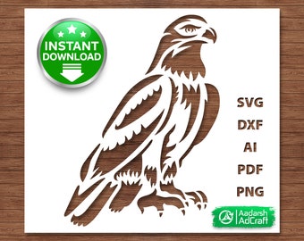 Falcon Eagle Hawk Flying Stencil Art, Falcon Design, Eagle Stencil ...