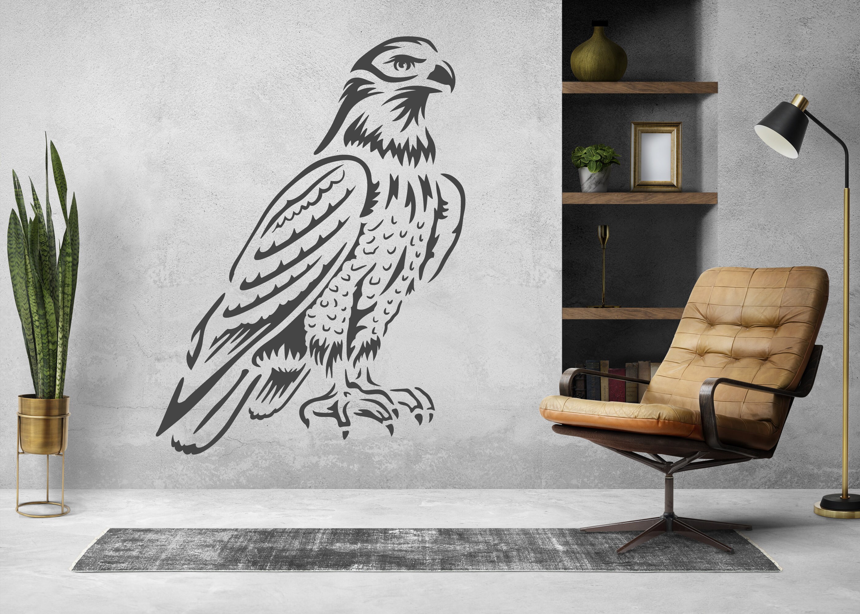 Eagle Falcon Hawk Stencil Art, Falcon Design, Eagle Stencil, Hawk Art ...