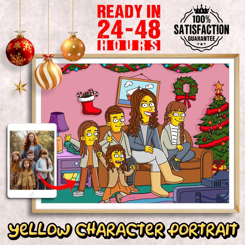 Simpsons Portrait - Etsy