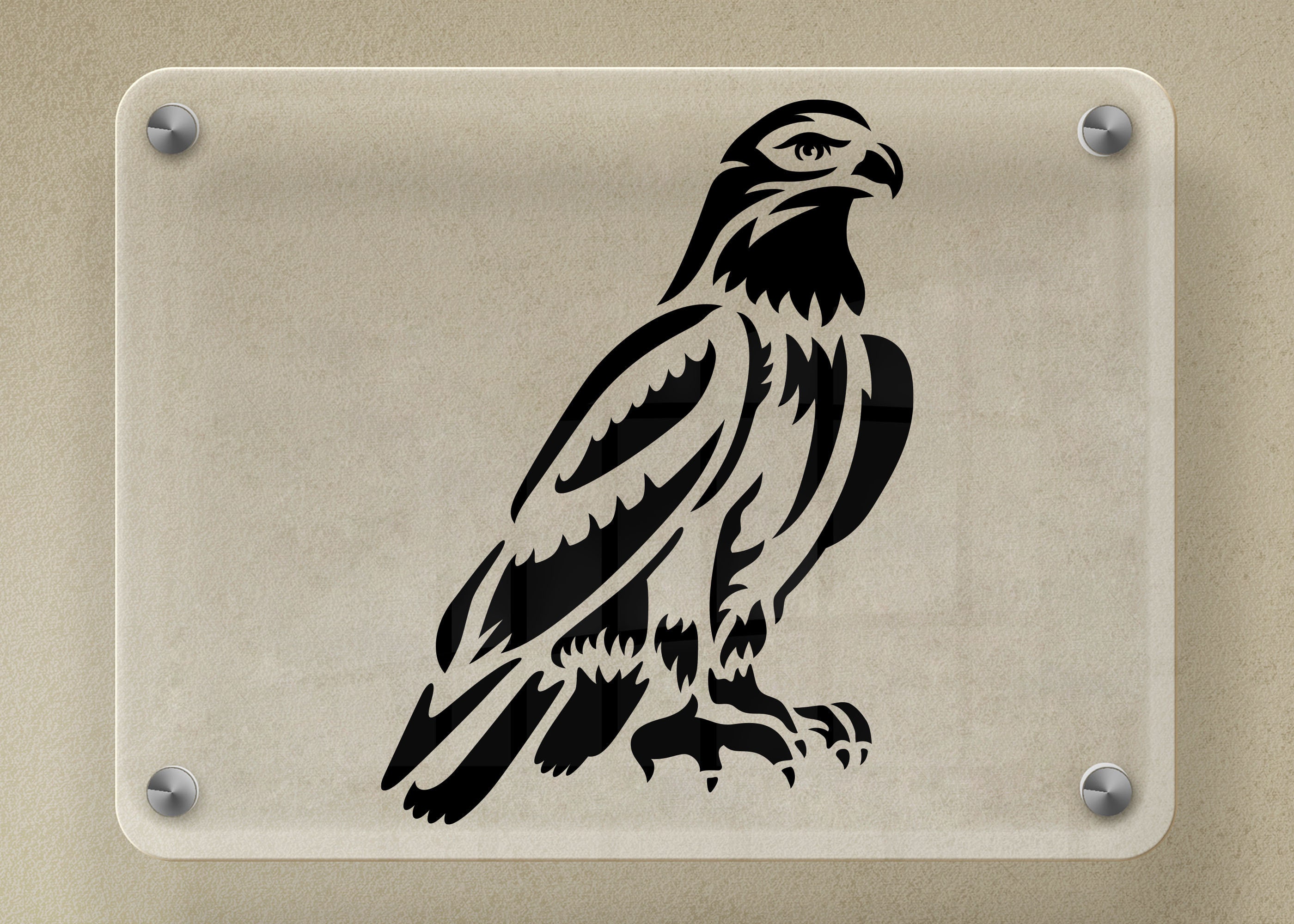 Eagle Falcon Hawk Stencil Art, Falcon Design, Eagle Stencil, Hawk Art ...