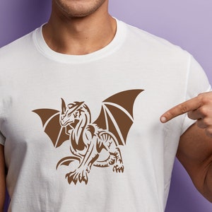 Dragon Full Body Stencil, SVG, Dxf, Dragon Printable Stencil, Mythical ...