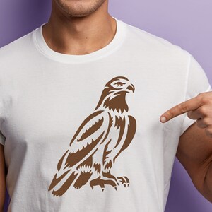 Eagle Falcon Hawk Stencil Art, Falcon Design, Eagle Stencil, Hawk Art ...