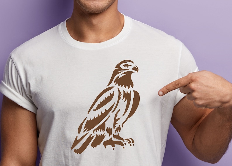 Eagle Falcon Hawk Stencil Art, Falcon Design, Eagle Stencil, Hawk Art ...