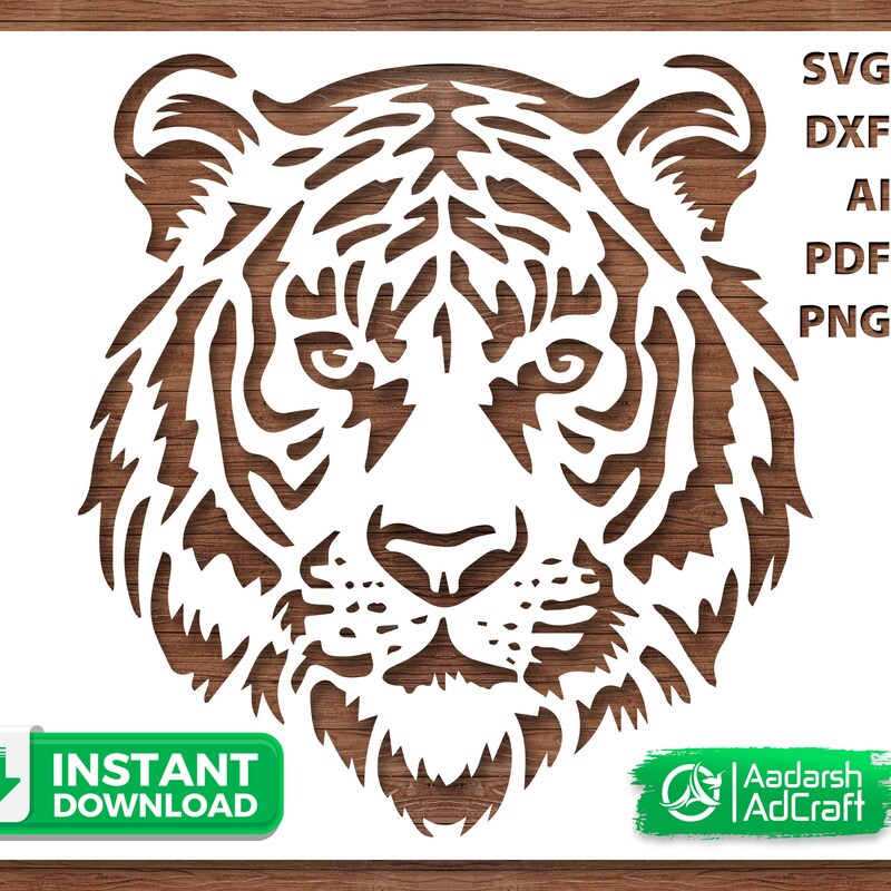 Tiger Stencil - Etsy