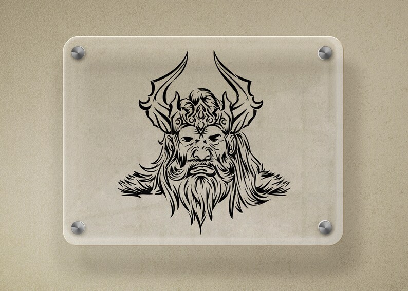 Warrior Hero Ancient Art Stencil Power and Valor Ancient Art - Etsy