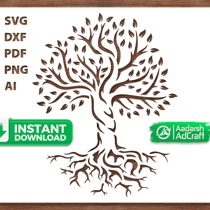 Tree of Life Stencil - Etsy