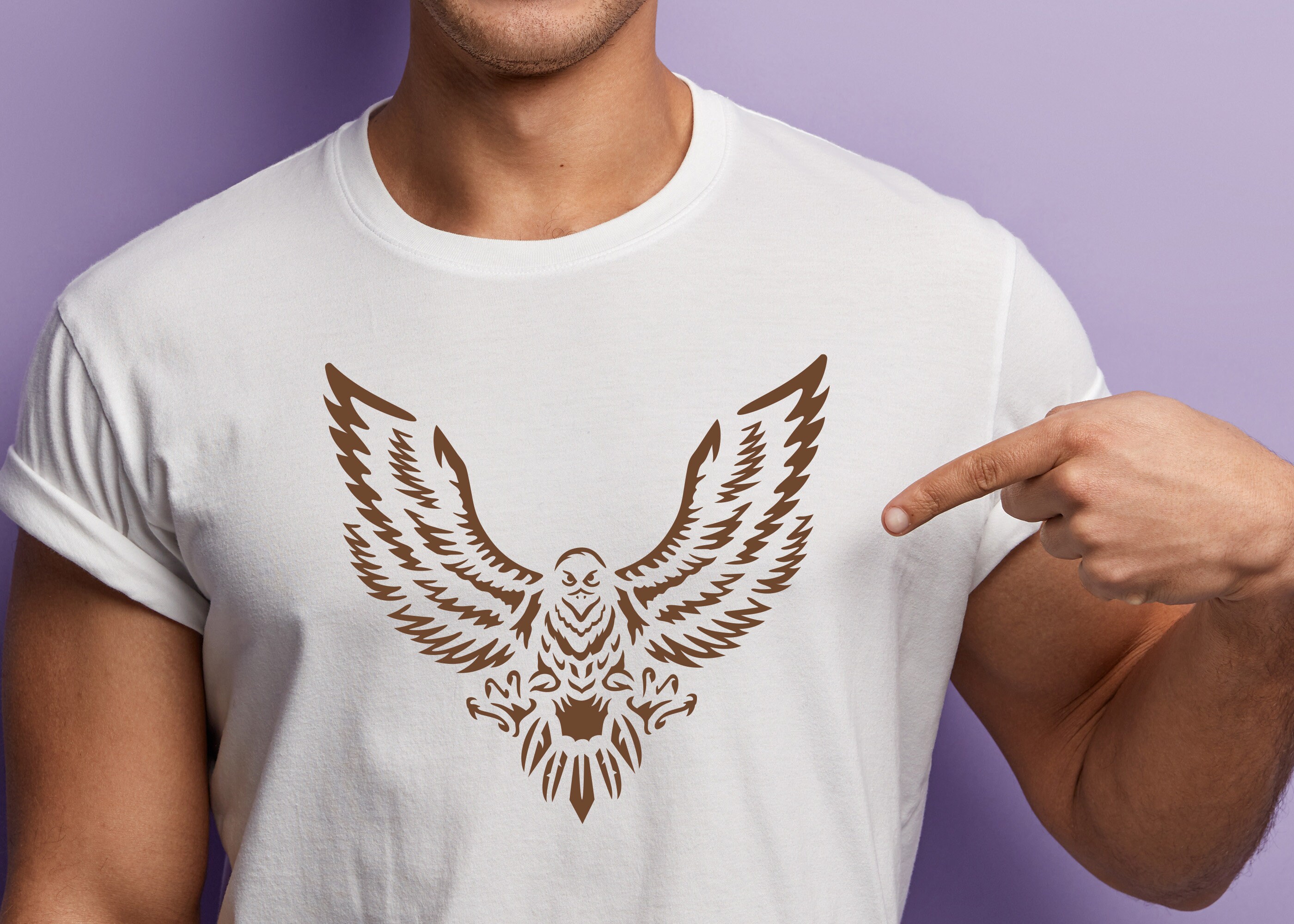 Falcon Eagle Hawk Flying Stencil Art, Falcon Design, Eagle Stencil ...