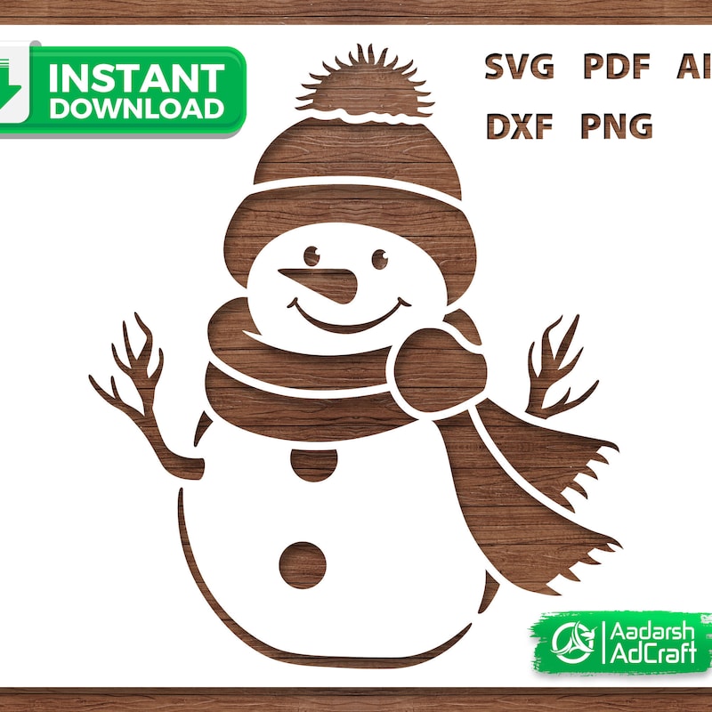 Snowman Stencils - Etsy