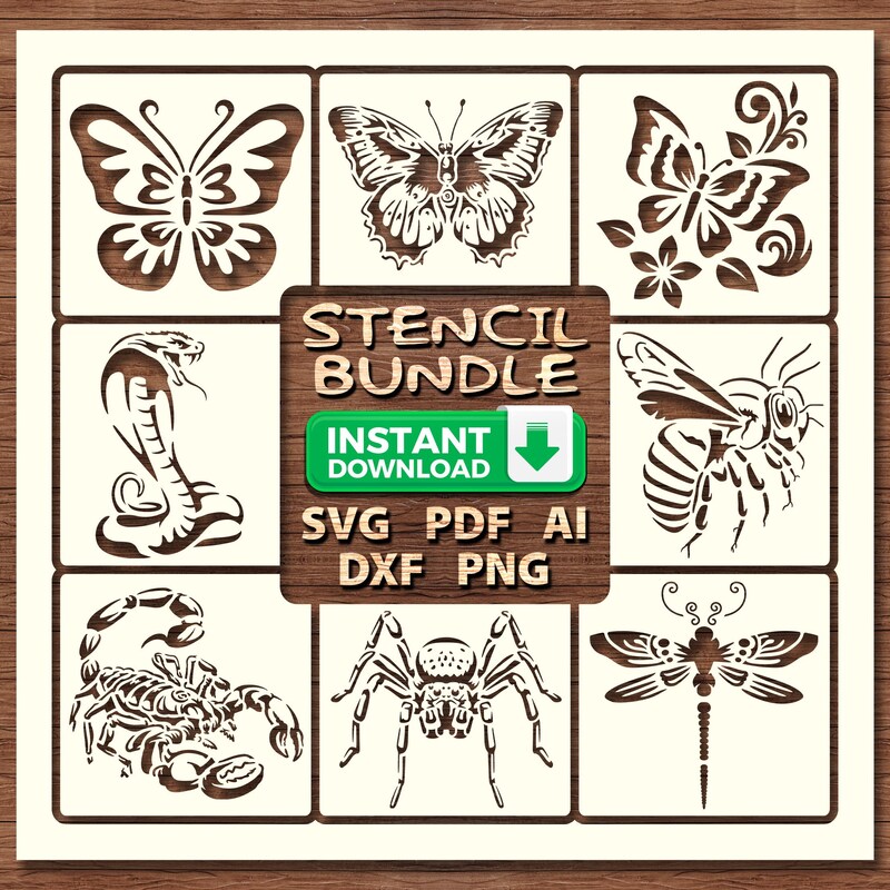 Insect Stencil - Etsy