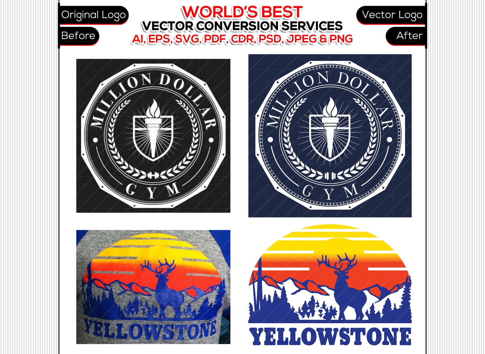 Logo Vector Tracing, Photo to Vector, Convert My Logo Into SVG, Ai or ...