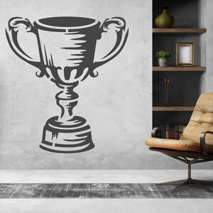 Champion and Winner Trophy Stencil Art, SVG, Dxf, Inspirational Art ...