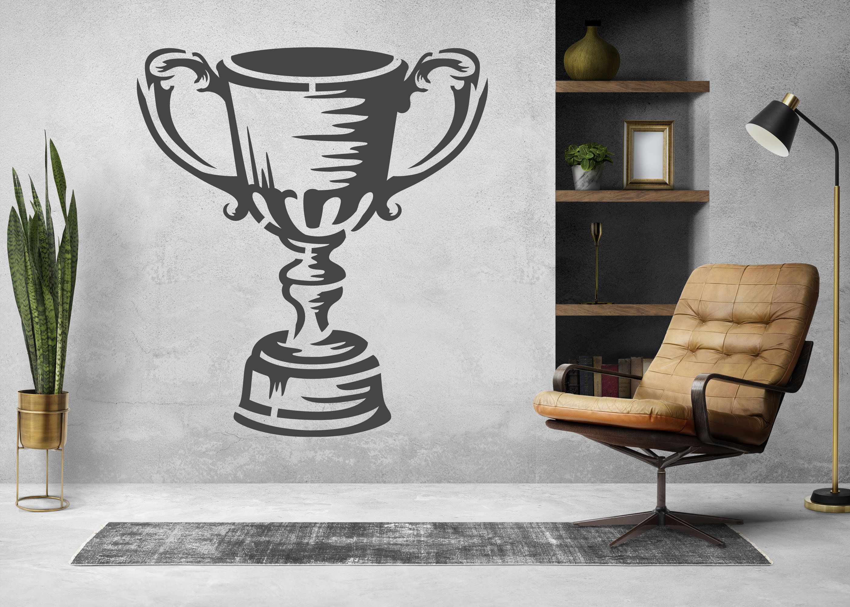 Champion and Winner Trophy Stencil Art, SVG, Dxf, Inspirational Art ...