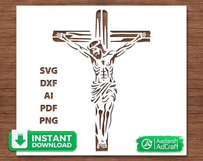 Jesus Stencil, Model Template Design Print, Digital Download Clipart ...