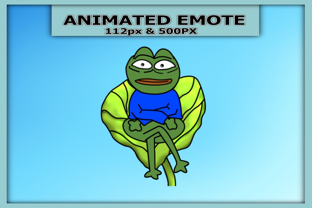 Emote Lurk, Animated Emote, Pepe, Frog, Alert, Cute "twitch & Discord ...