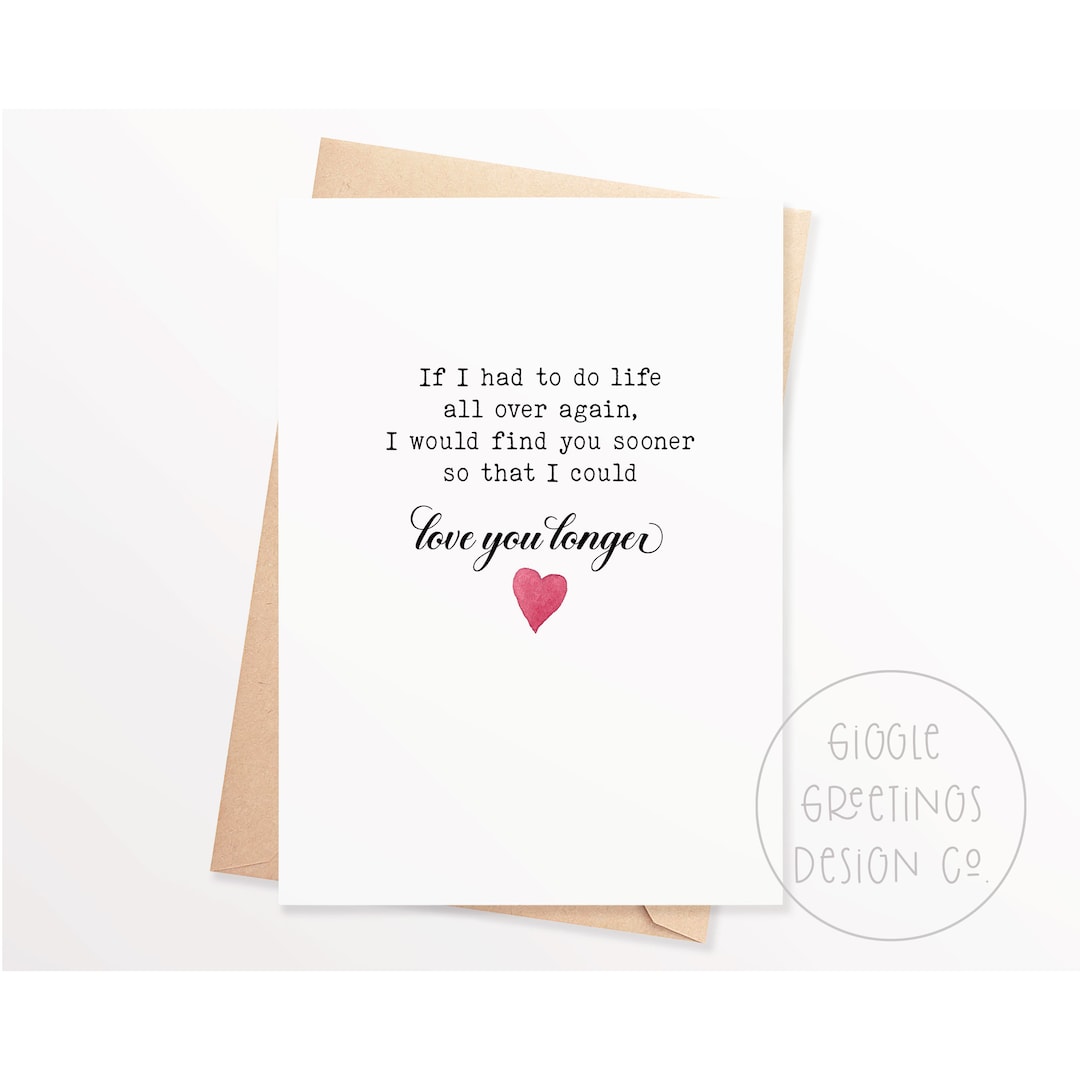 Printable Card | Find You Sooner, Love You Longer | Valentines ...