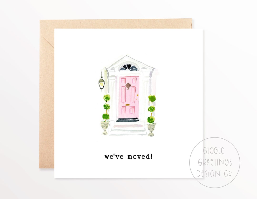 Printable Card | We've Moved! | New Home | New House | Moving Card for ...