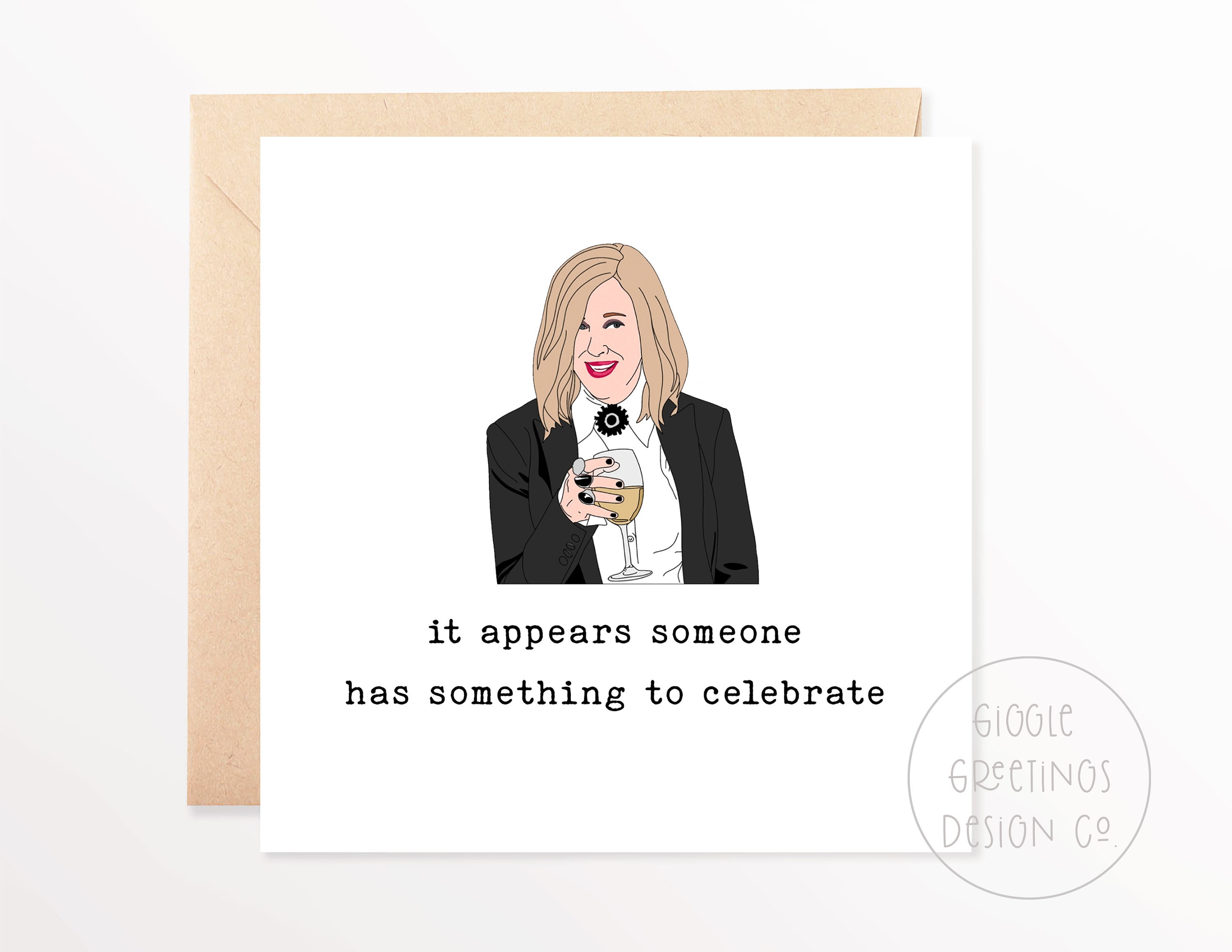Printable Card | It Appears Someone Has Something to Celebrate | Moira ...