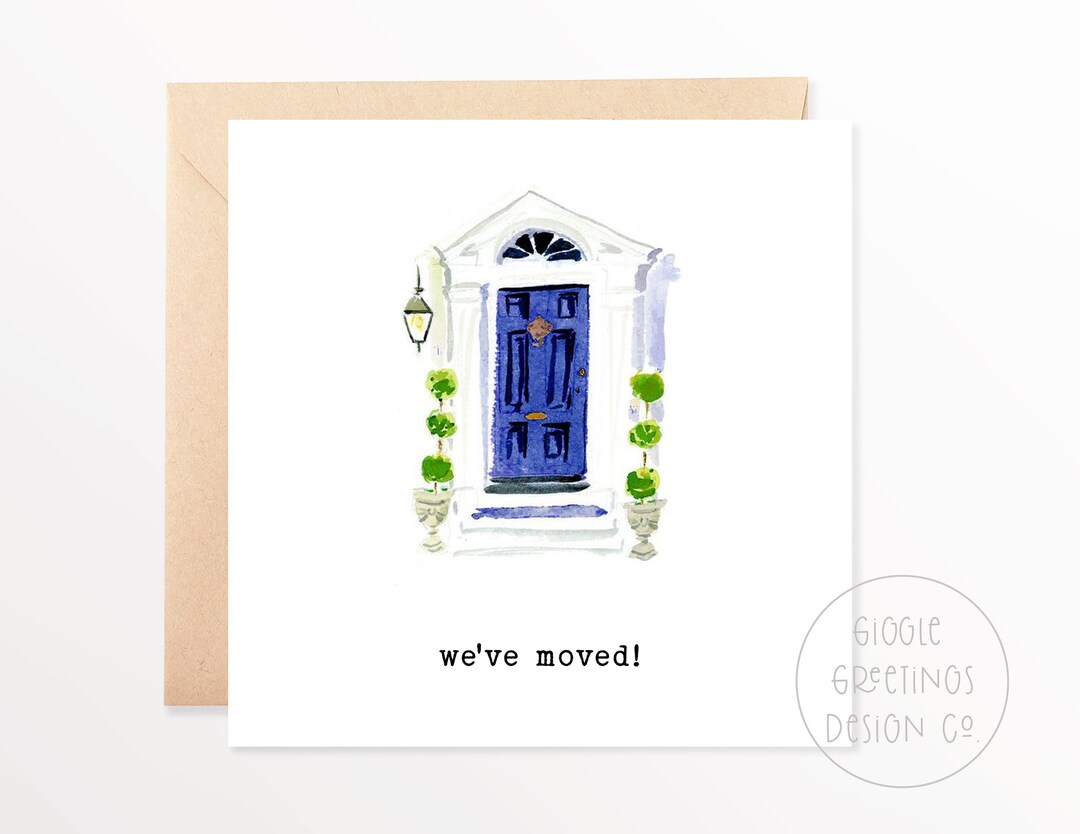 Printable Card | We've Moved! | New Home | New House | Moving Card for ...