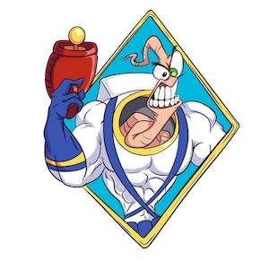 Earthworm Jim Fan Art - Etsy