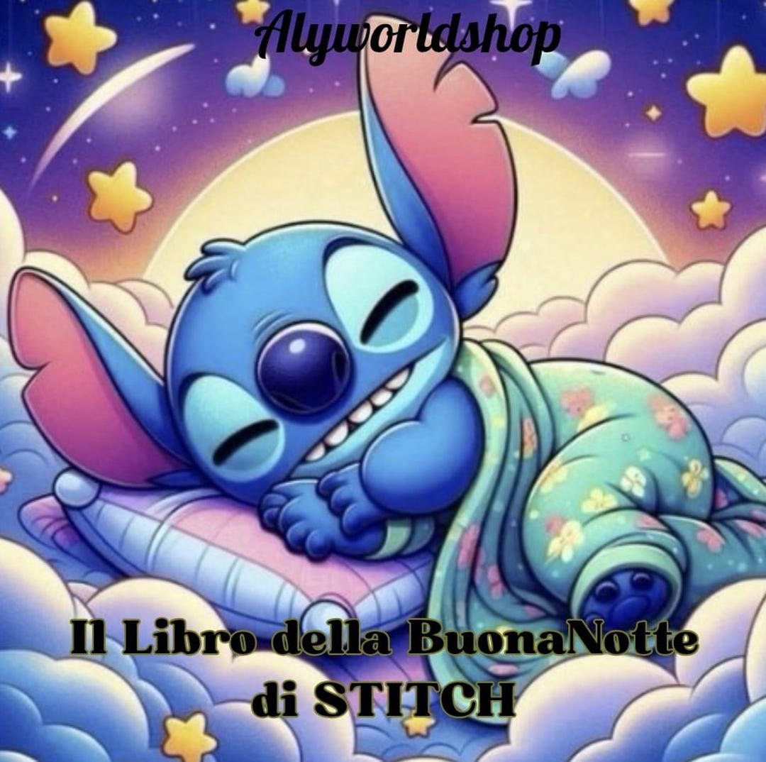 Stitch's Goodnight Book (digital) - Etsy