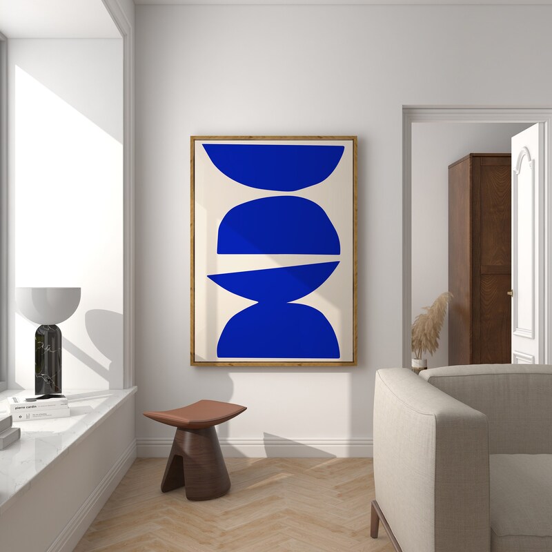 Blue Art Print - Etsy