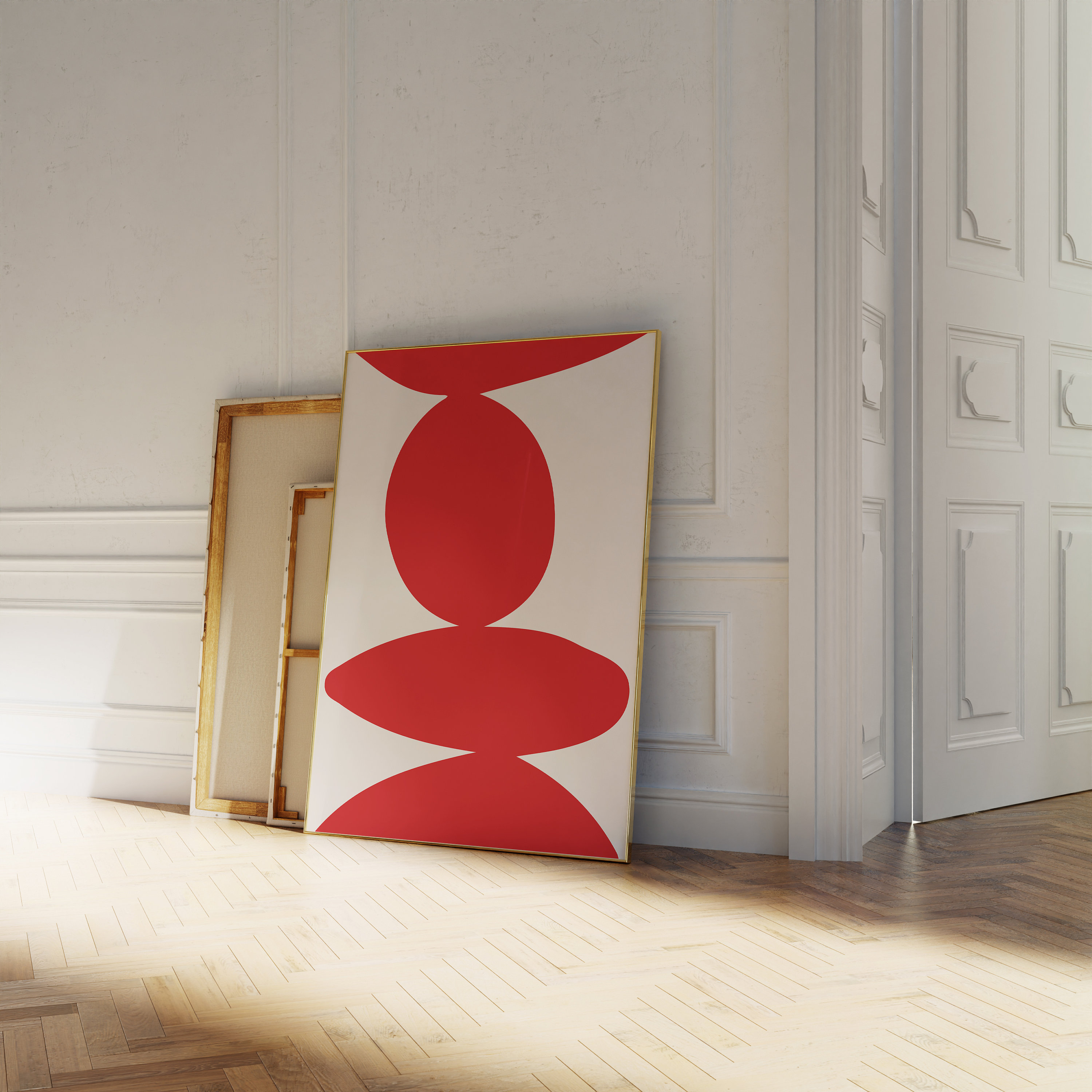 Abstract Red Wall Art Bold Red Art Print Bold Modern Art - Etsy