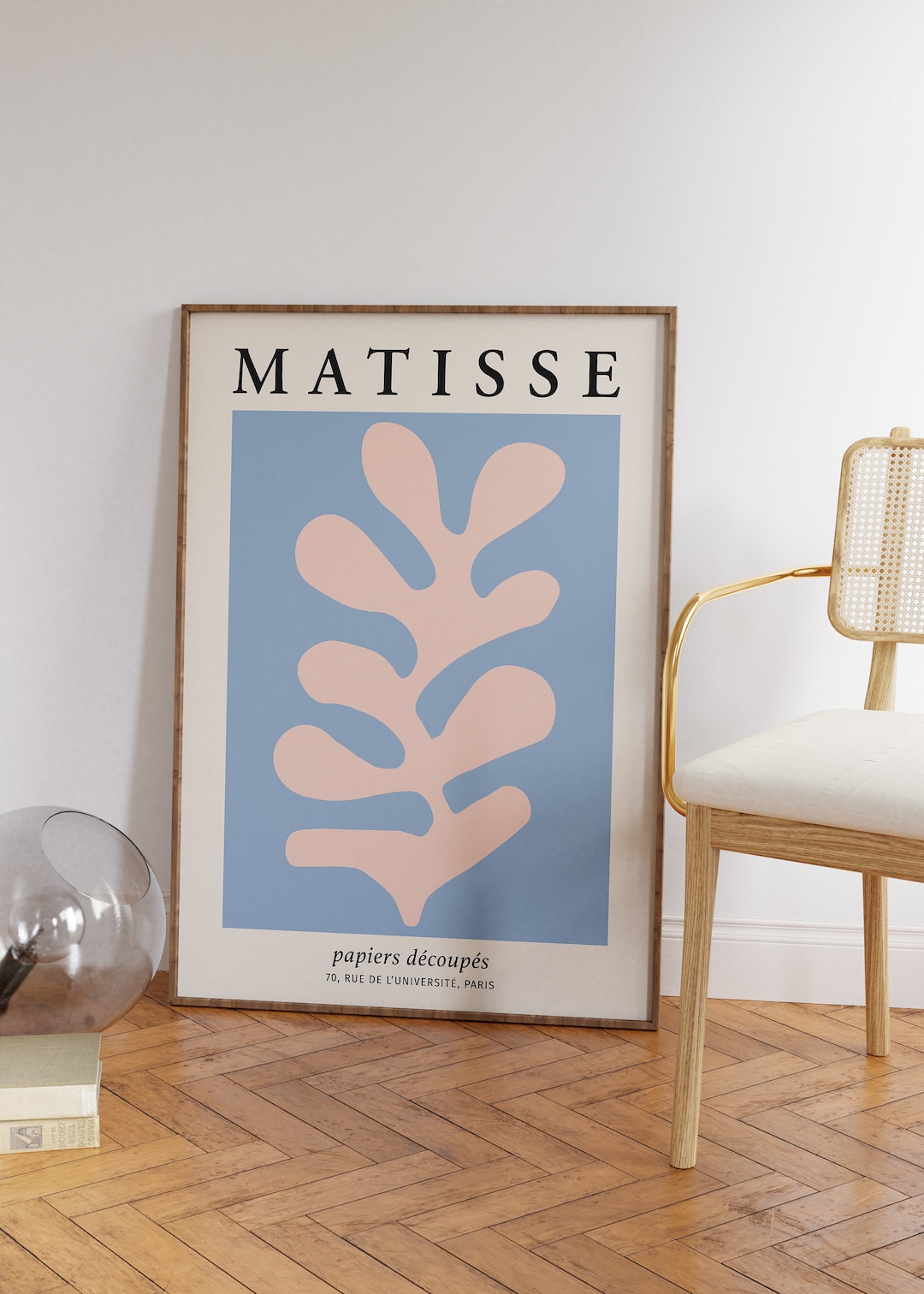 Matisse Cut Outs Leaf Poster, Pastel Matisse Art Print, Matisse Leaf ...