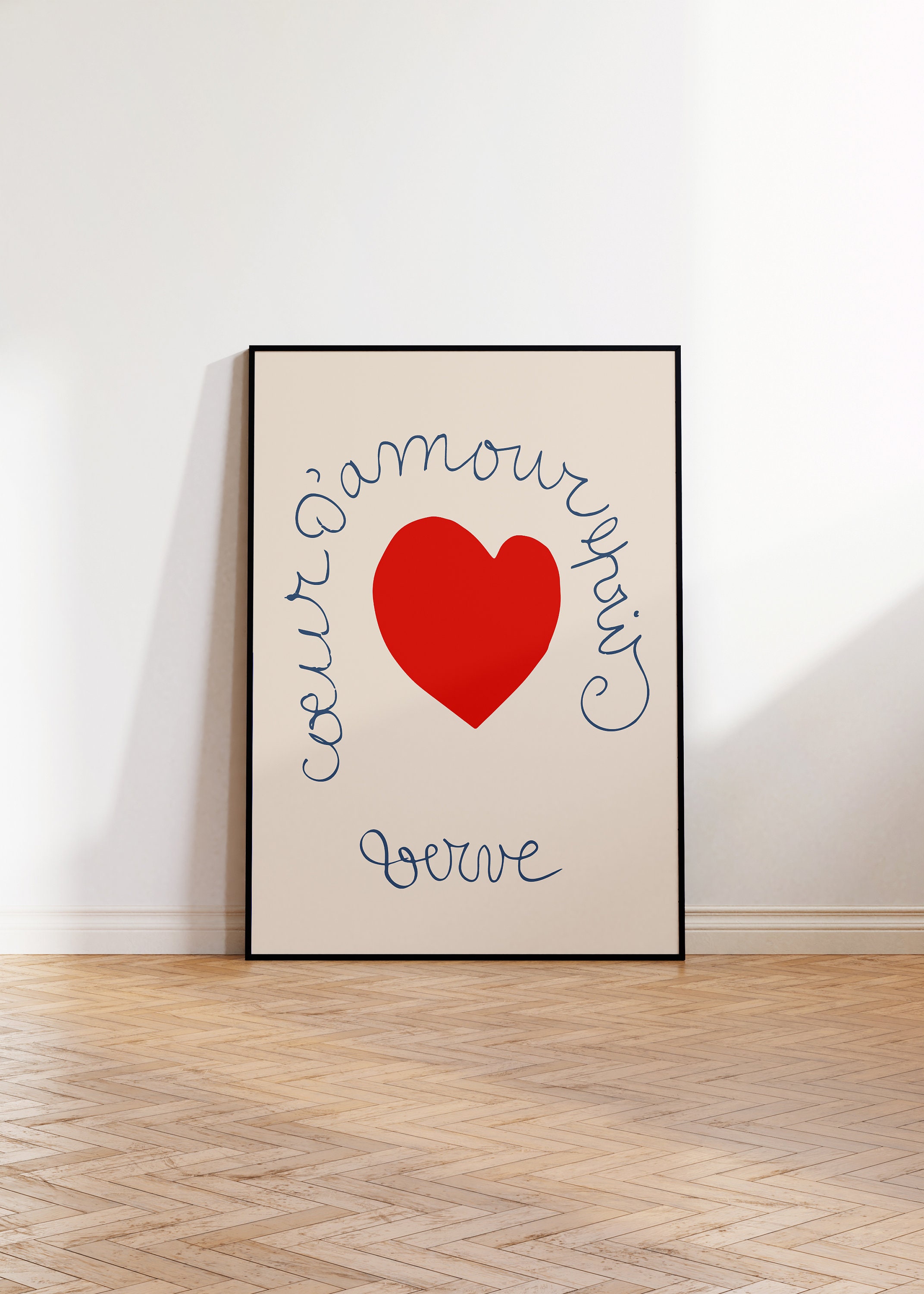 Henri Matisse Heart Art Print Matisse Coeur D'amour Poster, Cute French ...