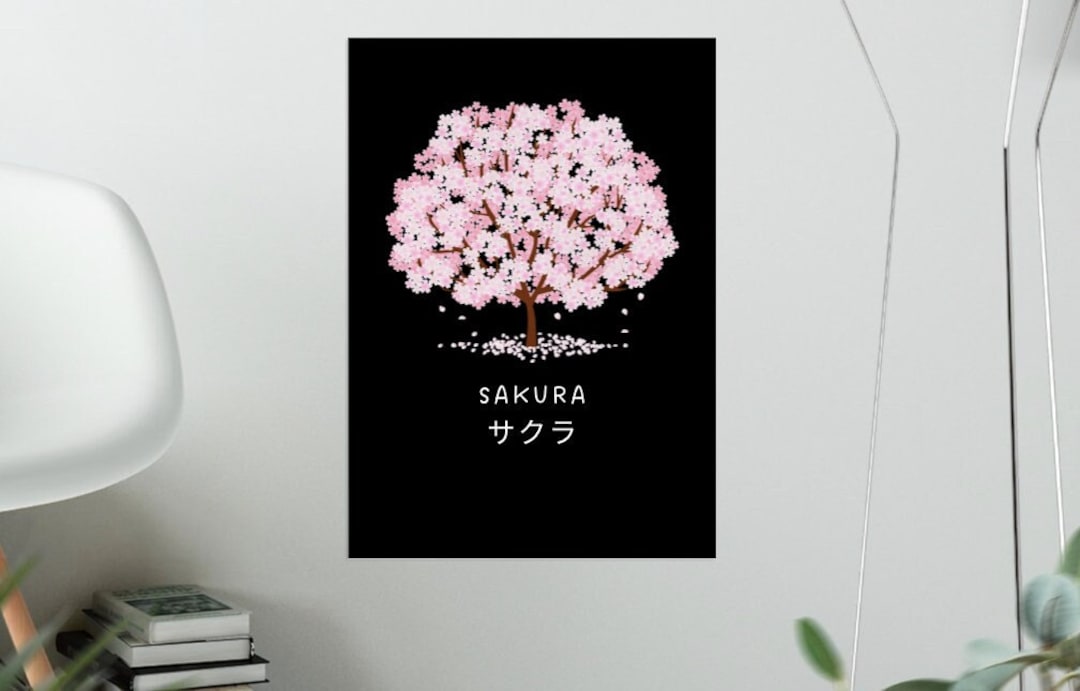 Printable Flower Poster | Sakura - Etsy