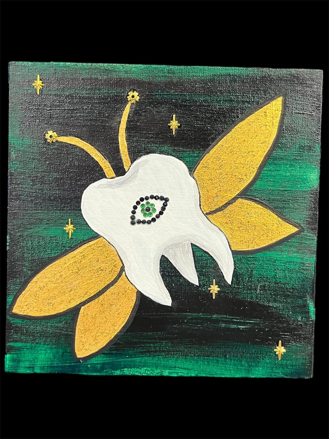 Tooth Gem Paintings - Etsy