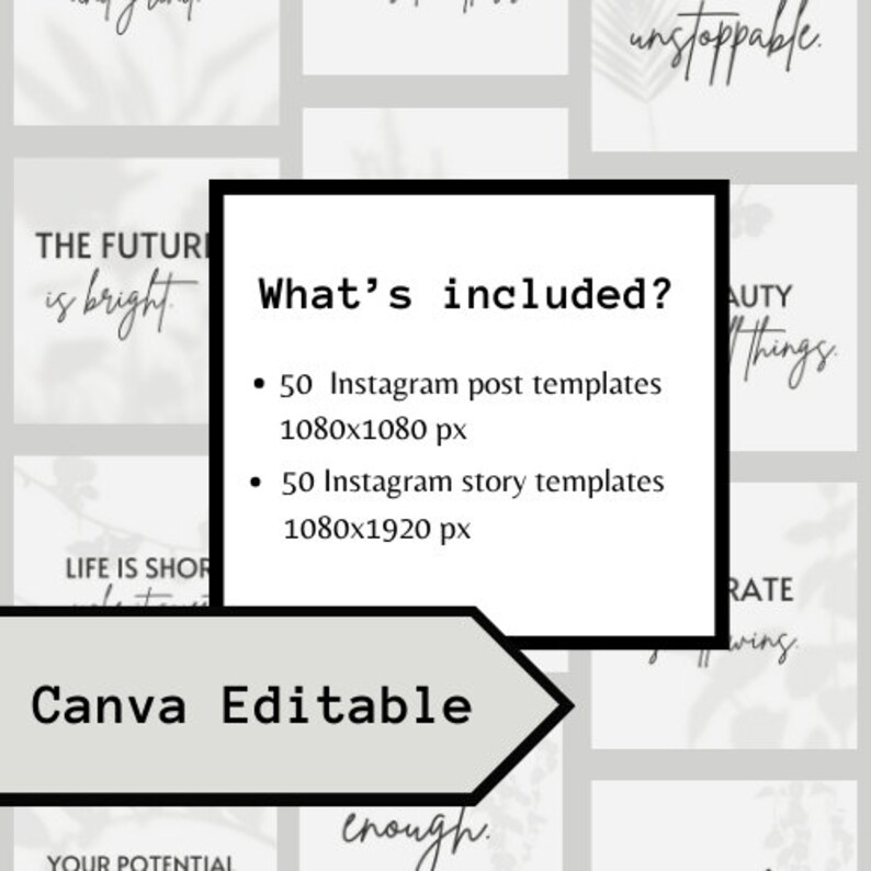 100 Motivational Quote Templates Editable Quote Canva Templates ...