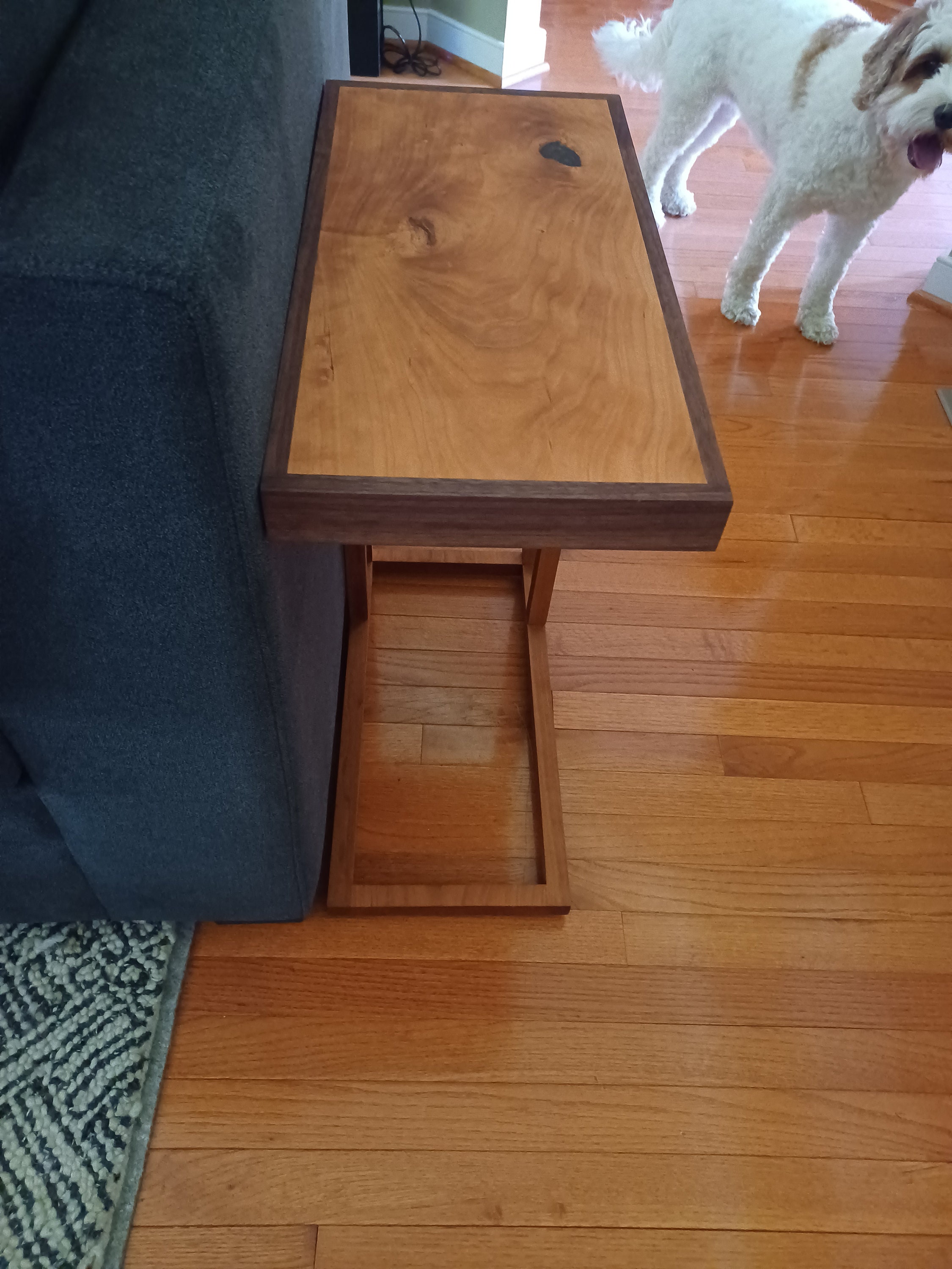 Cherry/walnut C Side Table (single Side Table) - Etsy