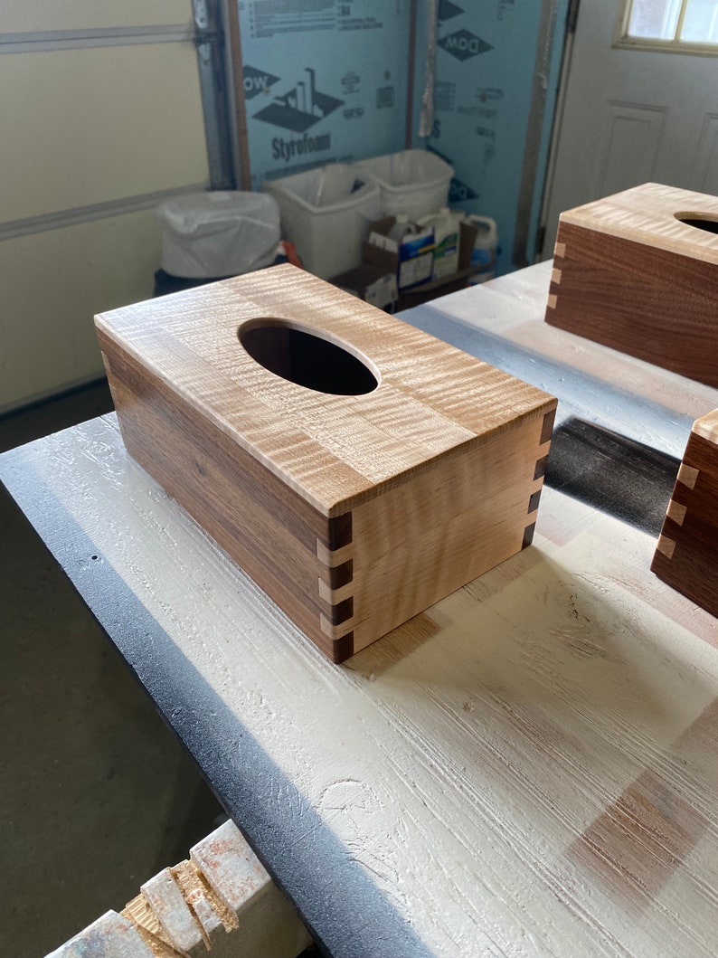 Dovetail Tissue Box Cover - Etsy