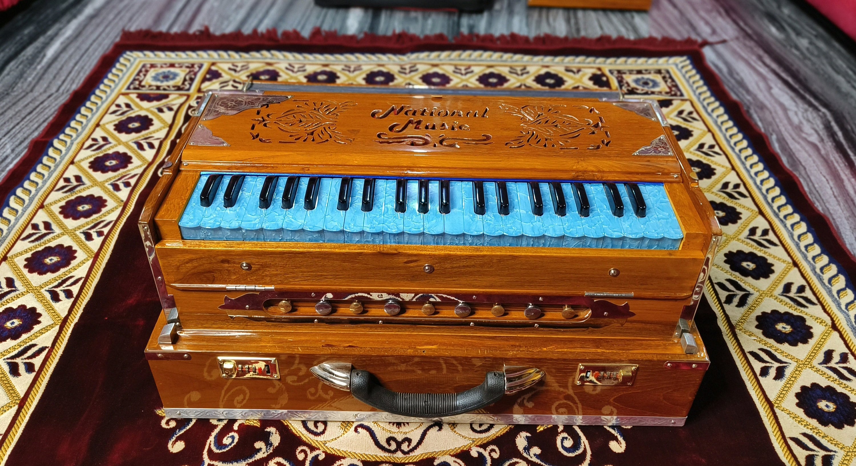 Professional 2 Line Portable Suitcase System Harmonium Teak - Etsy
