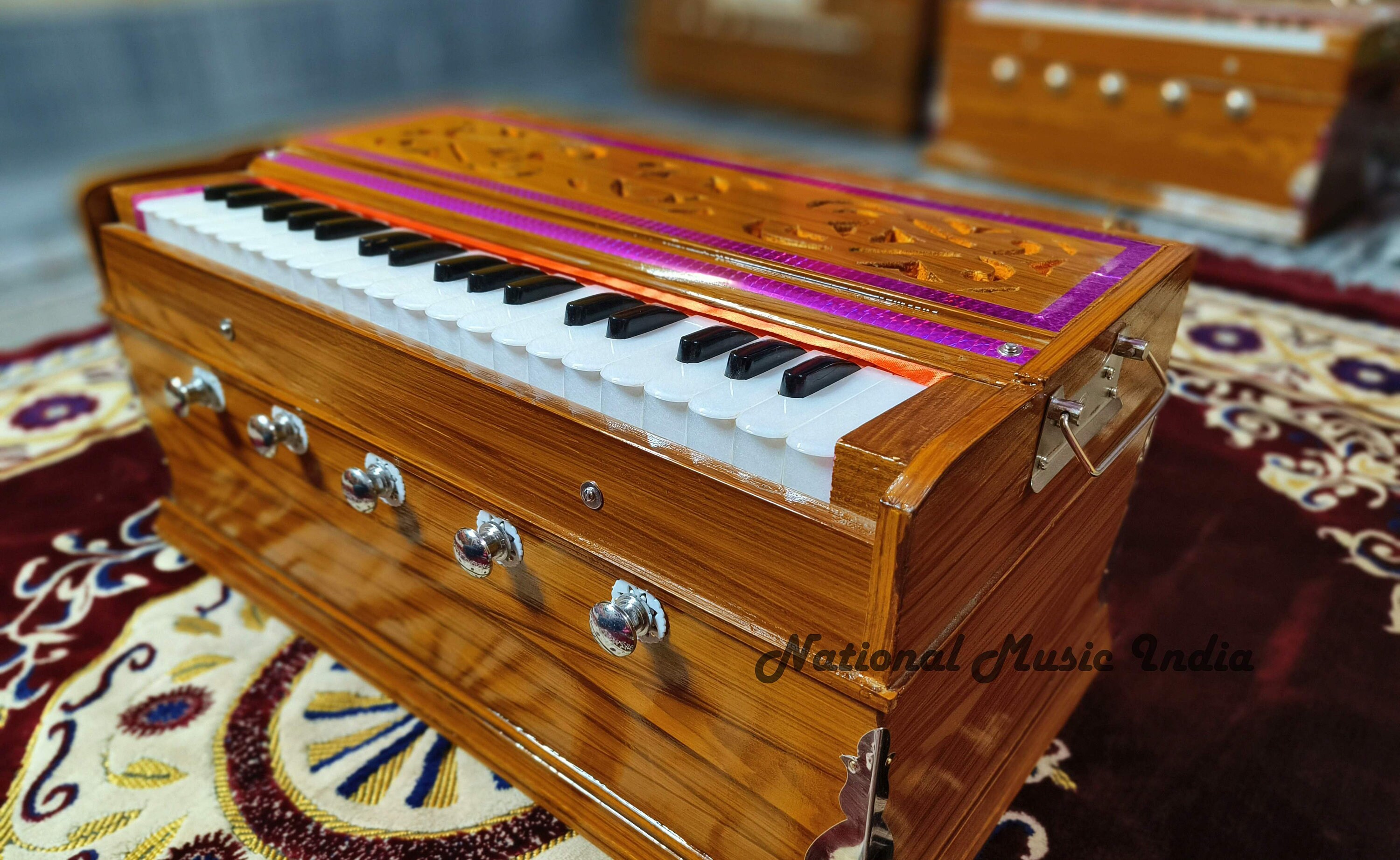 Standard 2 Set Harmonium, Natural Color, 440hz 432hz, Double Reed ...