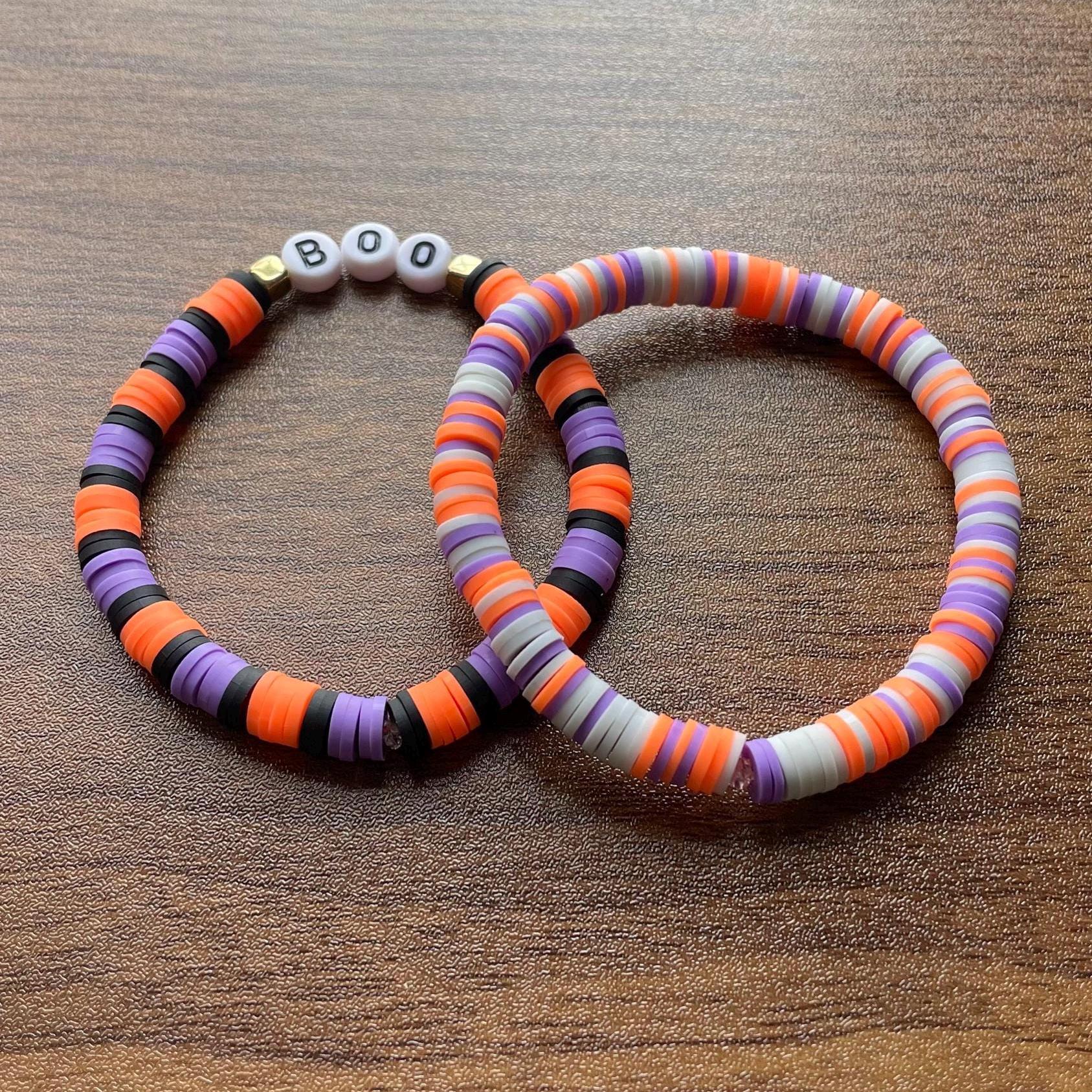 Halloween BOO Bracelet Duo - Etsy