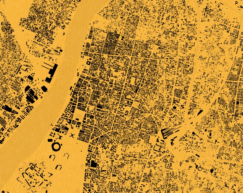 Nolli / Kolkata, India / Map Art Print - Etsy