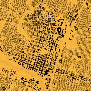 Nolli / Austin TX / Map Art Print - Etsy